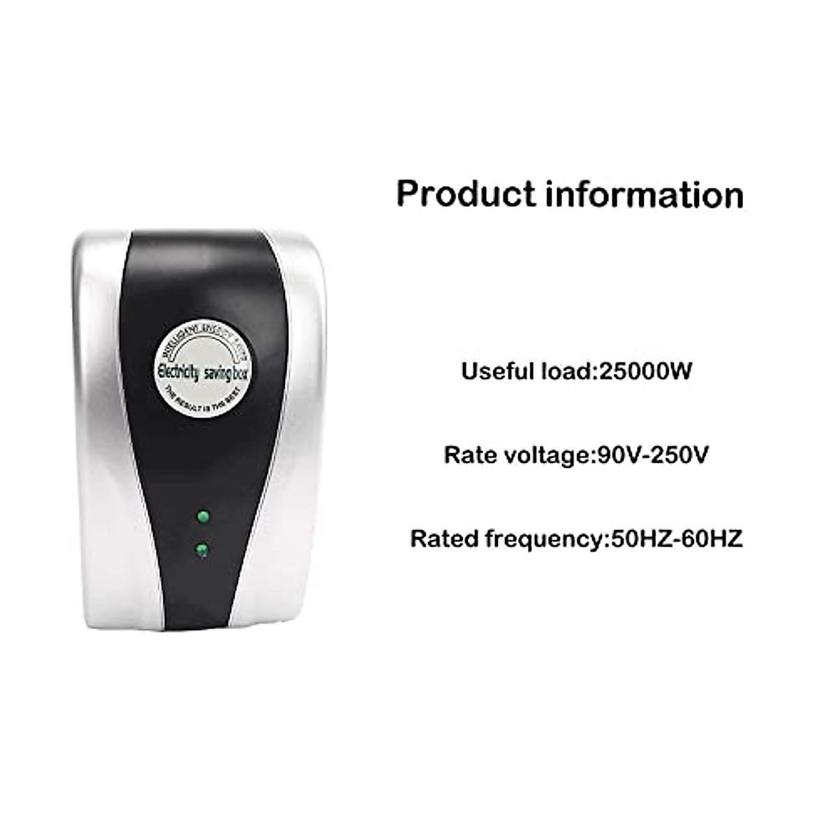 Duvik Power Saver, Energy Saver, Electricity Reducer Power Saving Box US Plug 90V-250V 30KW for Household Office Market 6 Pack, black