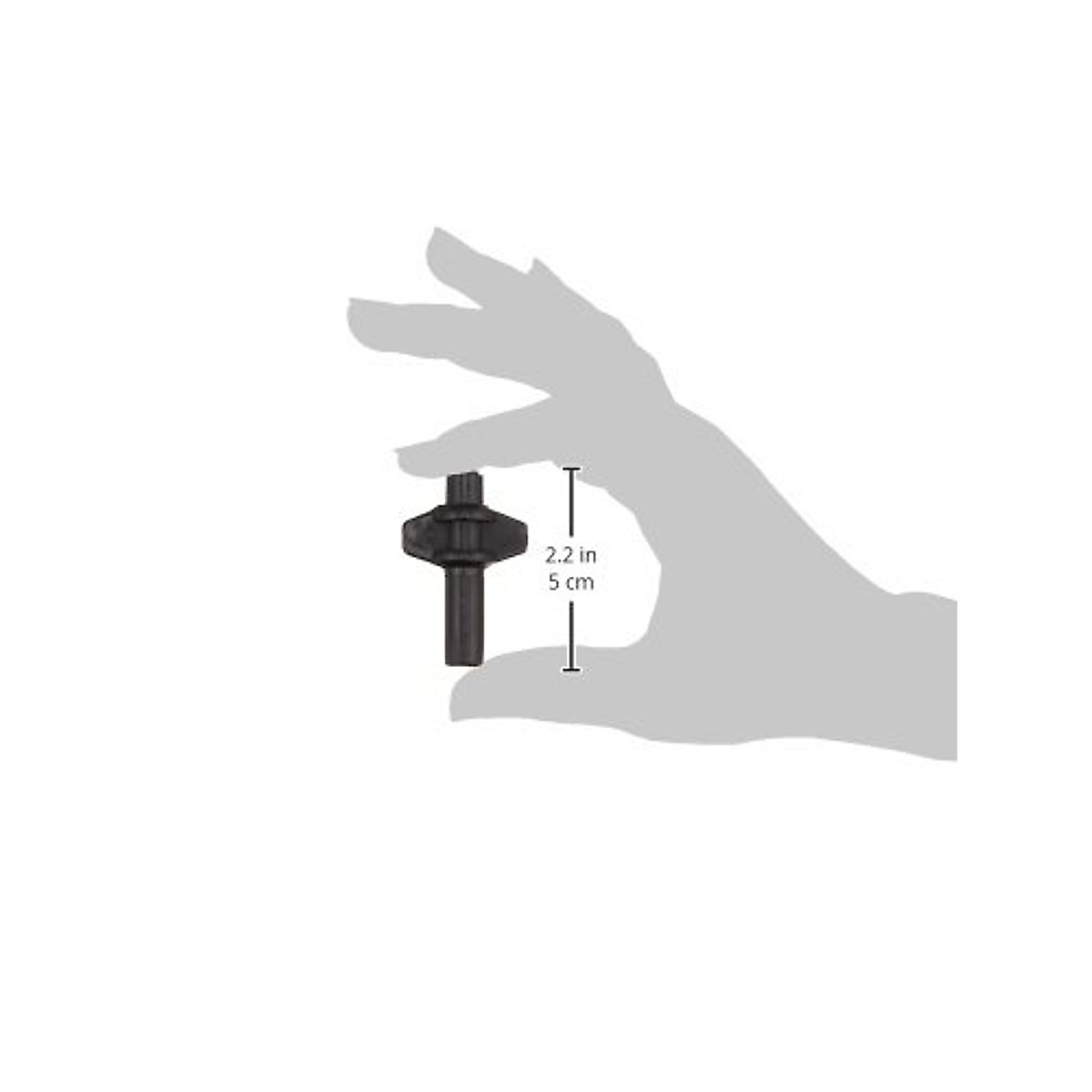 Gibraltar SC-TCWN6 6Mm T-Style Wing Nut 4/Pack,Black