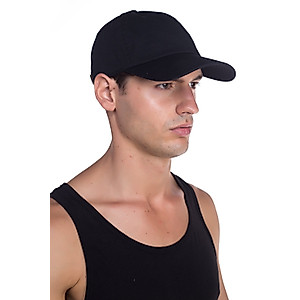 Baseball Cap for Men Women - Classic Dad Hat, BLK