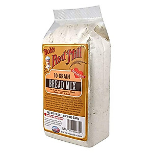 Bob's Red Mill Bread Mix, 10 Grain With Yeast Packet, 19 Ounce (Pack of 2)