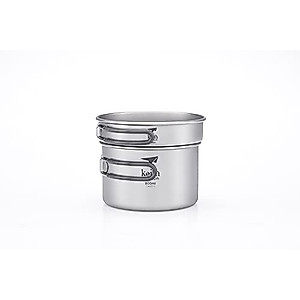 Keith Titanium Ti6012 2-Piece Pot and Pan Cook Set - 1200ml