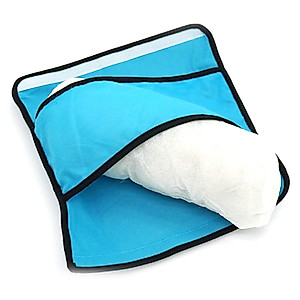 Seat Belt Pillow for Kids, Extra Soft Support Travel Pillow for Head Neck and Shoulder in Car, Universal Carseat Strap Cushion Pads for Childs Baby People Adults, (Blue)