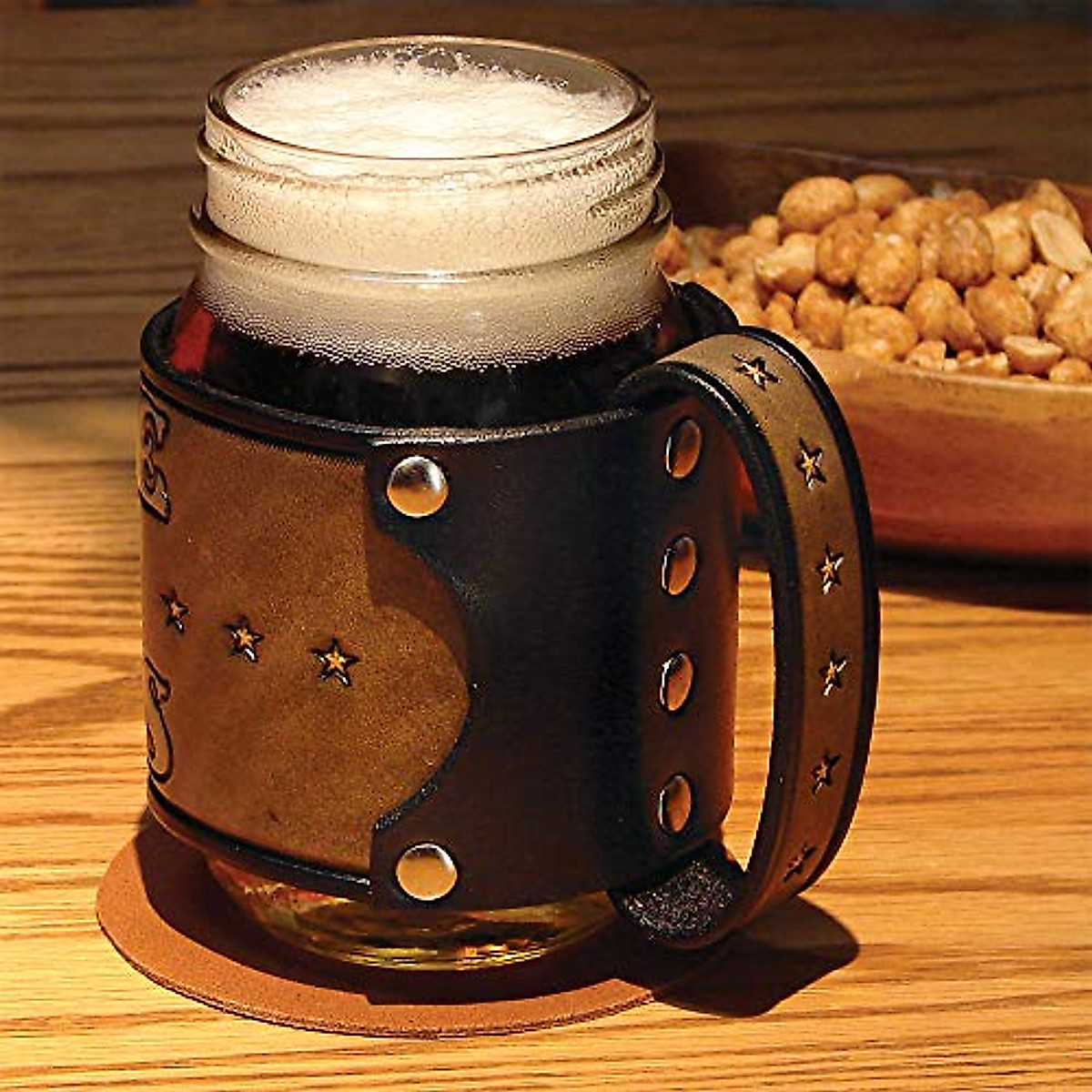 Realeather Veg-Tan Double Shoulder Leather, Natural