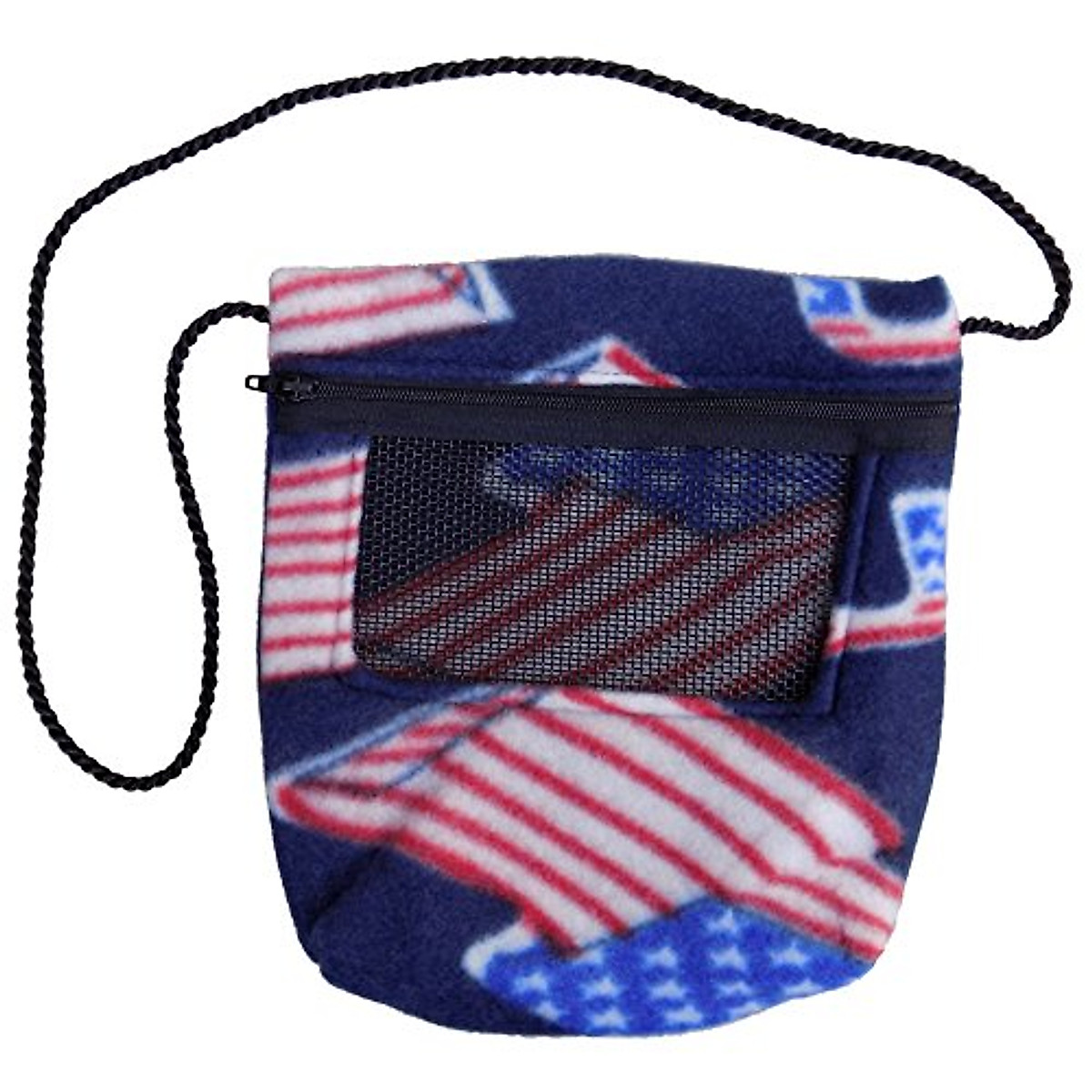Bonding Carry Pouch (American Flag) for Sugar Gliders and Small Pets
