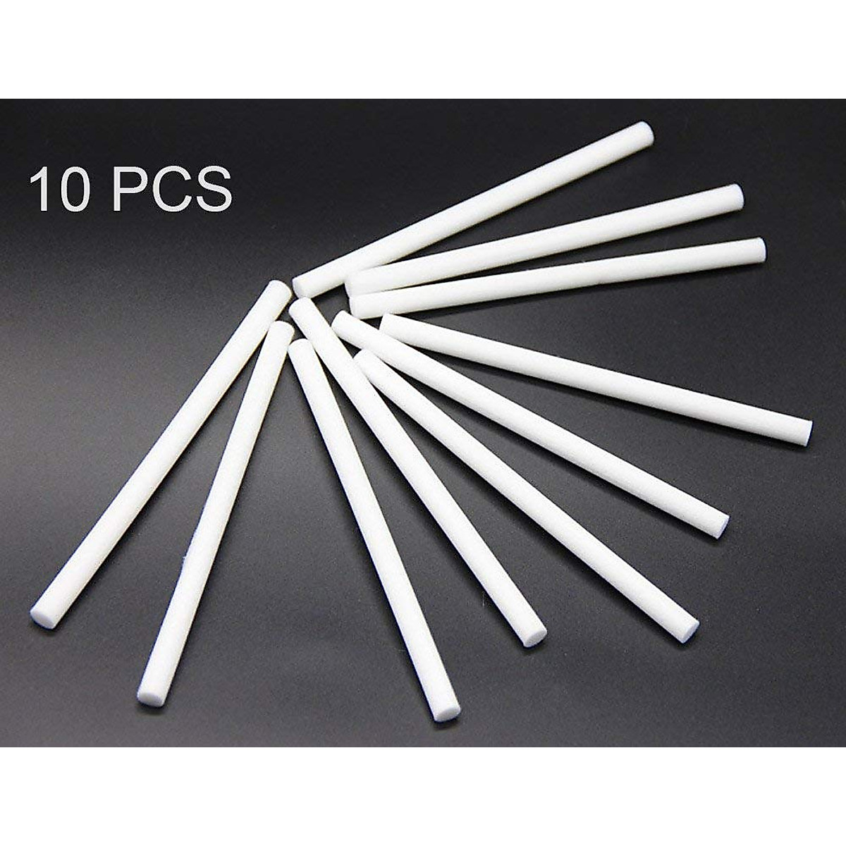 Briskyloom Humidifier Sticks Cotton Filter Sticks Refill Sticks Filter Replacement Wicks for Portable Personal USB Powered Humidifier 7x135mm (10pcs)