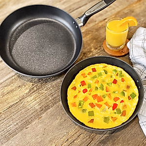 House of Living Art Wok Pan with Lid and Induction Bottom, 11.8 Inch