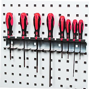 3pcs Pegboard Screwdriver Holder Screwdriver Rack Tool Holder Screwdriver Storage Rack Pegboard Hooks Pliers Organizer Pegboard Screwdriver Organizer Tool Storage Rack