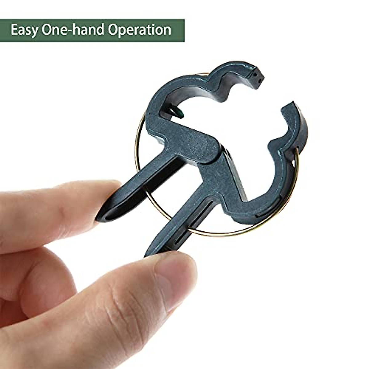 CYEAH 120 PCS Plant Clips, 2 Sizes Tomato Clips Garden Clips Plant Support Clips for Flower Vine Vegetables Tomatoes Climbing, Supporting Stems, Vines Grow Upright（Green）