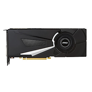 MSI Gaming GeForce GTX 1080 8GB GDDR5X SLI DirectX 12 VR Ready Graphics Card (GTX 1080 AERO 8G OC)