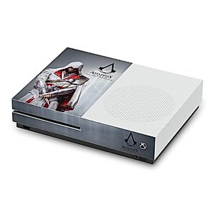 Head Case Designs Officially Licensed Assassin's Creed Master Assassin Ezio Auditore Brotherhood Graphics Vinyl Sticker Gaming Skin Decal Cover Compatible With Xbox One S Console