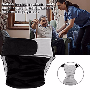 Diapers for Adults, 1pc Diapers Adjustable Cloth Diaper Covers Washable and Reusable for Elderly Incontinence Anti-Leakage Panties