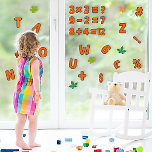 266 Pcs Letters Combo Pack Set Thanksgiving Fall Chalkboard Classroom Letters Orange Bulletin Board Letter and Number Accents for Home School Classroom Decor