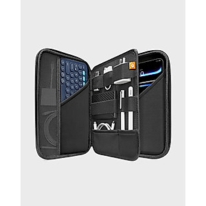 tomtoc Portfolio Case for 11 Inch iPad Pro M4 & iPad Air M2 2024, iPad Pro M2&M1, 10.9-in iPad Air 5, 10.9-in iPad 10, Carrying Storage Sleeve Bag with Accessories Compartment