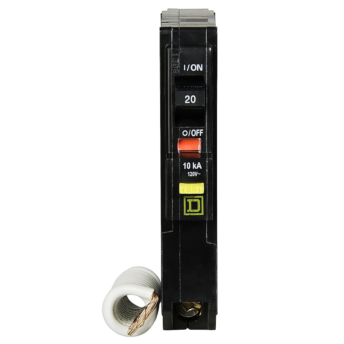 Square D - QO120GFICP QO Qwik-Gard 20 Amp Single-Pole GFCI Circuit Breaker