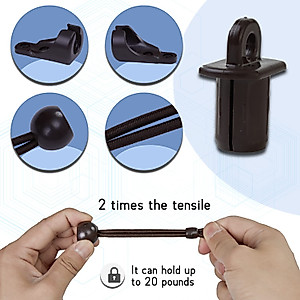 Universal Replacement of Exterior Roller Shades Outdoor/Indoor Roller up Blinds (3 Pcs End Cap, Black)