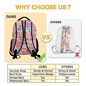 CUNEXTTIME Flamingo Backpack for Girls Boys, 16 Inch Pink Backpacks for School, Cute Lightweight Durable Bookbag for Kids