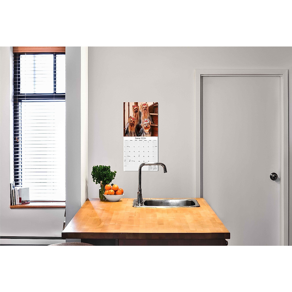 2023 2024 Yorkshire Terrier Calendar - Dog Breed Monthly Wall Calendar - 12 x 24 Open - Thick No-Bleed Paper - Giftable - Academic Teacher's Planner Calendar Organizing & Planning - Made in USA