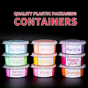 LEOBRO Packaging Containers of Plastic, 14 Pack Clear Plastic Storage Boxes, Good Sealability Storage Containers for DIY Art Craft, Jewelry, Bead Storage