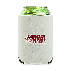 University of West Alabama Secondary Logo Can Cooler - Drink Sleeve Hugger Collapsible Insulator - Beverage Insulated Holder