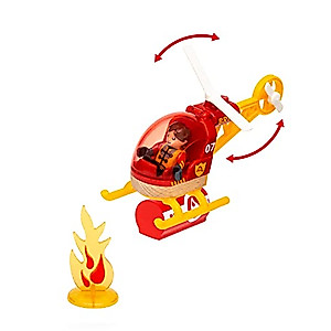 BRIO World – 36025 Rescue Team Train Set | 44-Piece Interactive Toy for Kids Age 3 and Up | Multi-Level Railway Play | FSC-Certified European Beech Wood