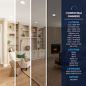 Luxrite BR40 LED Light Bulbs, 85W Equivalent, 3500K Natural White, Dimmable, 1100 Lumens, LED Flood Light Bulb, 13W, E26 Medium Base, Indoor/Outdoor - Perfect for Office and Recessed Lighting (6 Pack)