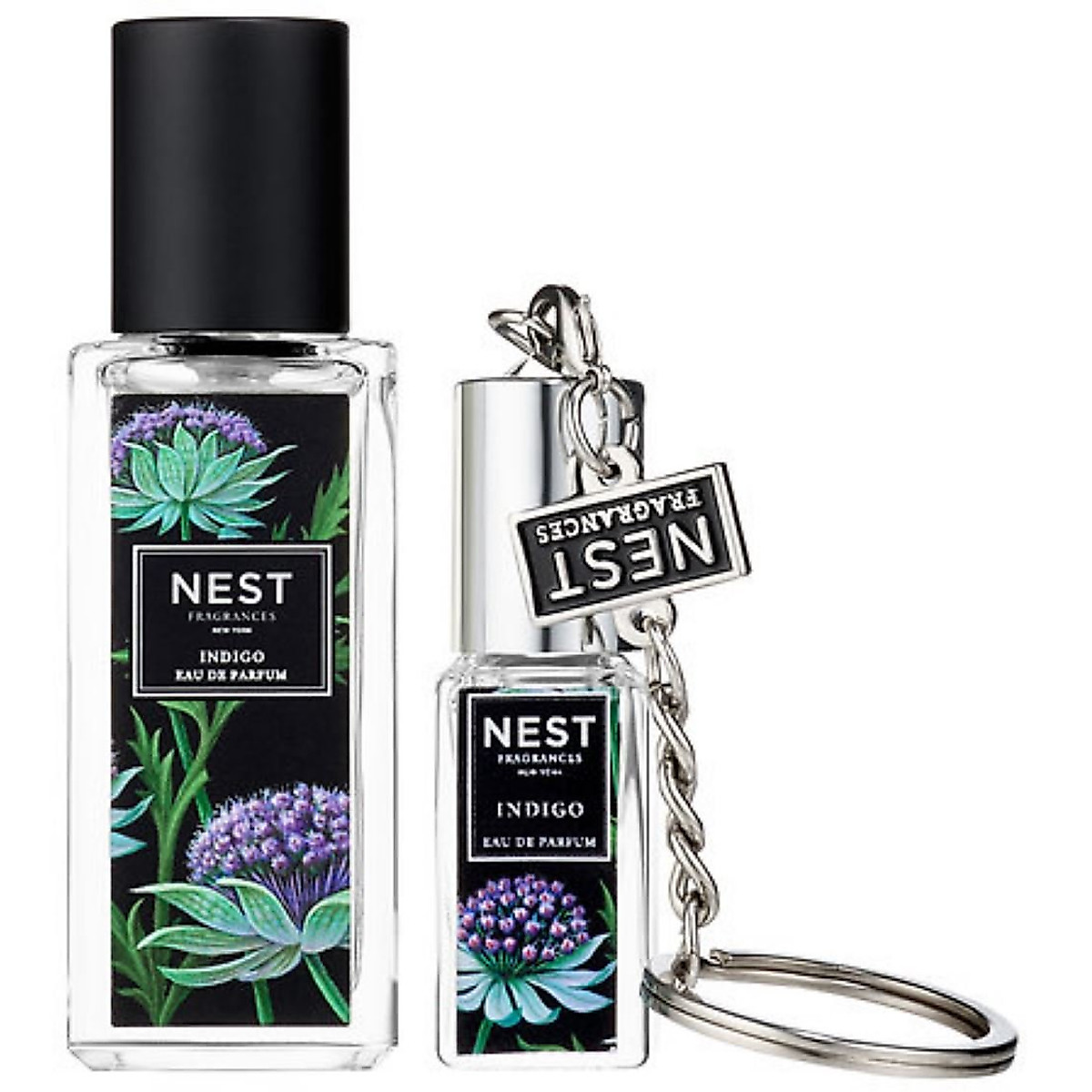 Nest Fragrances Indigo On The Go Mini Gift Set - Eau De Parfum Spray + Rollerball Keychain