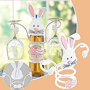 Rabbit Wine Glass Holder Goblet Holder Wine Glass Holder Easter Gift IK2