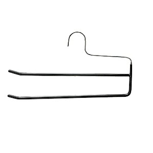 IULJH Double Row Non-Slip Trouser Rack Multi-Functional Storage Rack Home Trousers Clip Wardrobe Scarf Rack tie Hanger ( Color : D , Size : 31.5cm )