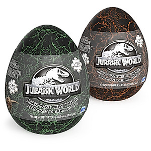Jurassic World, 2 Mystery Puzzle Bundle 46-Piece Jigsaw Activity Dinosaur Park Movie in Egg, for Adults & Kids Ages 4 and up