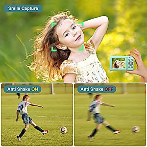 Digital Camera 1080P 44MP Kids Camera Digital Point and Shoot Camera with 32GB Memory Card,16X Zoom Vlogging Camera for Children Boys Girls Students