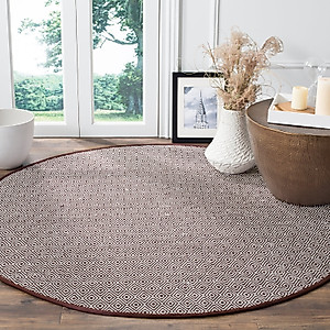 SAFAVIEH Montauk Collection Accent Rug - 3' x 5', Ivory & Light Blue, Handmade Flat Weave Cotton, Ideal for High Traffic Areas in Entryway, Living Room, Bedroom (MTK515D)