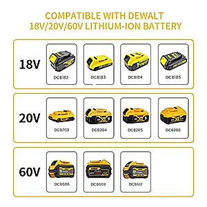 2 Pack Power Wheel Adapter for Dewalt 20V Battery Series with Fuse, Switch & Wire Terminal, 3Pcs 30A Fuse, 12 AWG Wire Battery Converter Connector DIY for RC Toys, Robotics, Truck and Work Lights (2)