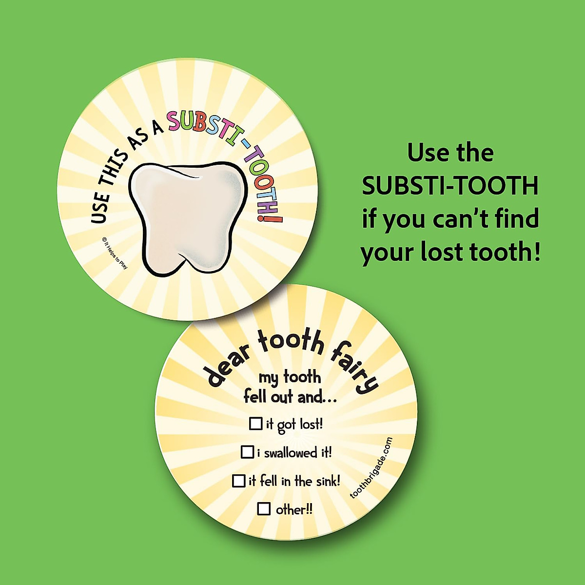 The Tooth Brigade Tooth Fairy Pillow | Fun and Interactive Stuffed Plush Toy with Large Pocket for Lost Teeth, Treasures, Prizes - Perfect for Kids, Boys, & Girls Gift (Blue Monster)