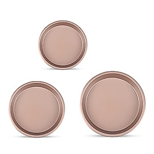 6/8/10in Non-Stick Baking Tray Pizza Pan Thickened Carbon Steel Bread Cake Mold Round Kitchen Baking Accessory Bakeware Round Deep-dish Plates Pans