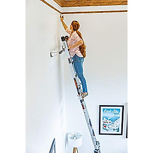 Little Giant Ladders, Epic, M22, 22 foot, Multi-Position Ladder, Aluminum, Type 1A, 300 lbs weight rating, (16822-818)