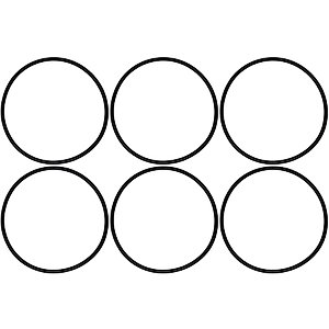 AppliaFit O-Rings Compatible with 3M Aqua-Pure 63597-174C and 63597-174P for Aqua-Pure Water Filters AP101T, AP11T, AP102T and More. Also Compatible with Watts Premier WP252235 (6-Pack)