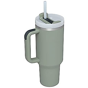 The Quencher H2.0 FlowState™ Tumbler (Soft Matte) | 40 OZ Bay Leaf