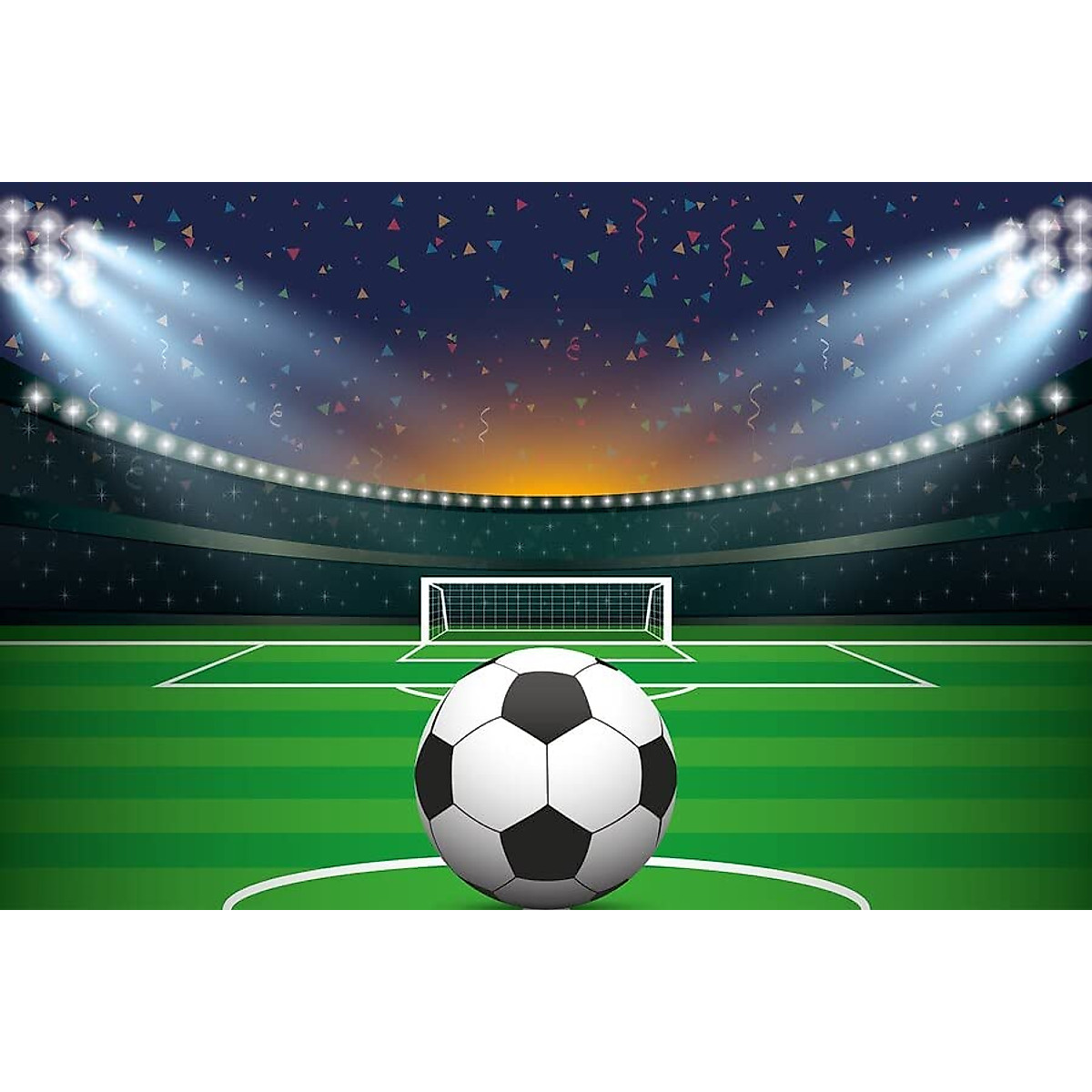 Gender Reveal Confetti Soccer Ball, Pink and Blue, for Baby Boy Girl Gender Reveal Party. Great Photos Opportunity