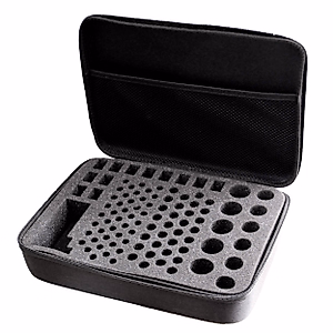 MaximalPower Hard Battery Organizer Storage Box Carry Case for Assorted Sizes AA AAA C D 9V Batteries [Batteries NOT Included] (Battery Case & Tester)