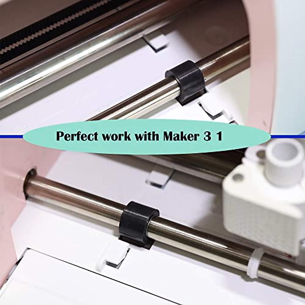 Rubber Roller Replacement Compatible with Cricut Maker Maker 3 and Explore Air2 1 Series, Durable and Long-Lasting[8Packs]