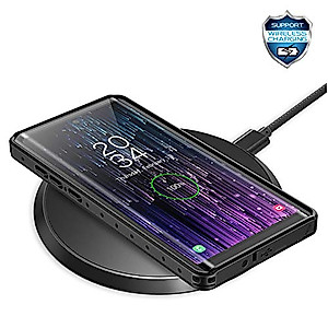 SPIDERCASE for Samsung Galaxy Note 10+ Plus Waterproof Case, Built-in Screen Protector Fingerprint Unlock with Film, Shockproof Full Body Cover Waterproof Case for Samsung Galaxy Note 10+ Plus 5G 2019