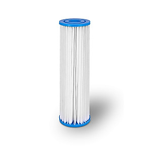 Ronaqua 6 Pleated Sediment Water Filter Cartridge 9.87”x 2.5” Amplified Surface Area, Removes Sand, Dirt, Rust, Extended Filter Life WELL-MATCHED with WHKF-WHPL, 801-50, WB-50W, WFPFC3002, SPC-25-1050