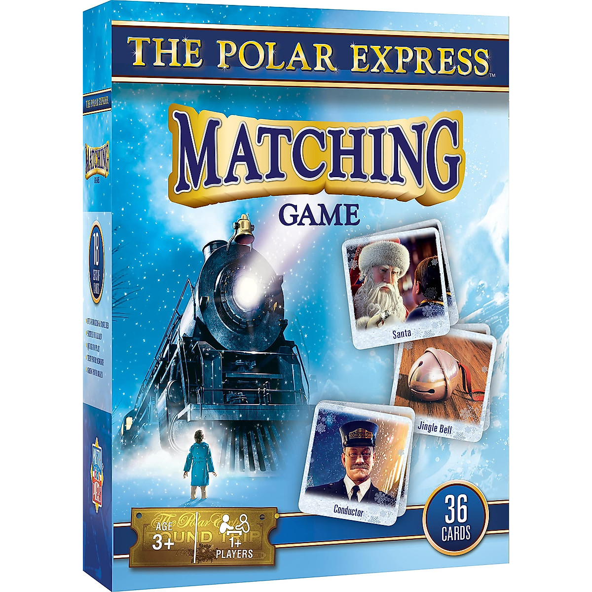 MasterPieces Kids Games - The Polar Express Matching Game - Game for Kids and Family - Laugh and Learn