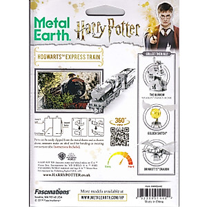 Fascinations Metal Earth Harry Potter Hogwarts Express Train 3D Metal Model Kit
