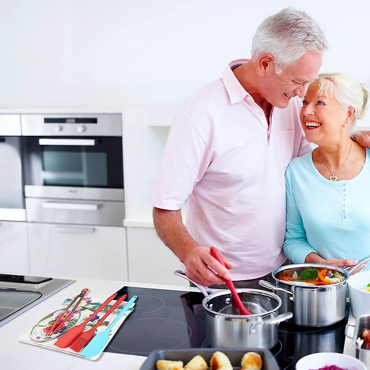 Rolin Roly Spoon Storage Resin Mold Holder Epoxy Mould Multiple Utensil Rest Silicone Molds Kitchenware Organizer Casting Moulds for Kitchen Home Decoration (Silicone Kitchen Tray Mold)