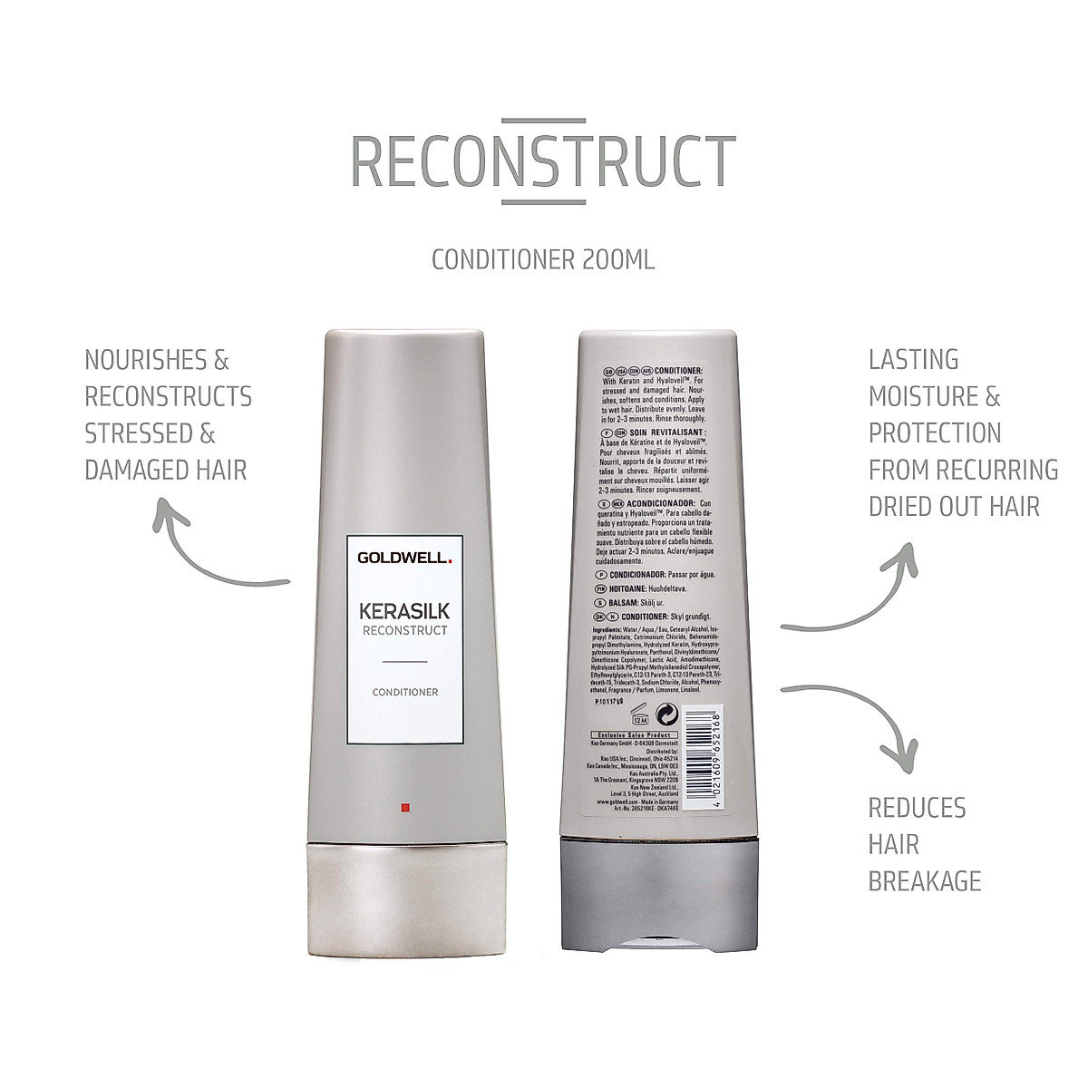 Goldwell Kerasilk Reconstruct Nourishing Conditioner for Healthier Hair 200ml