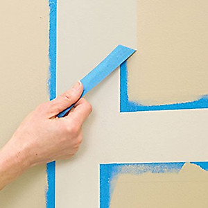 Bates- Painters Tape, 0.7 inch Paint Tape, 3 Pack of Painter Tape, Painting Tape, Masking Tape, Blue Masking Tape, Painting Supplies, Wall Safe Tape, Paint Tape, Blue Painter Tape, Tape for Drop Cloth