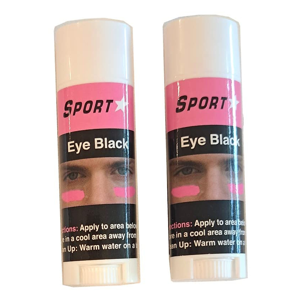 SportStar Eye Black - Pink Regular Applicator (2-pack)