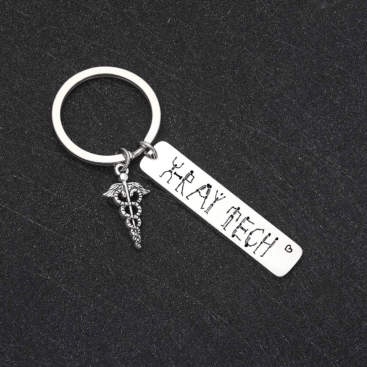 De&ai X-Ray Tech gift for X-Ray Technician gift for X Ray Tech Grad gift appreciation gift for Ultrasound Technician Gift for Radiology Technologist jewelry Ultrasound Tech keychain