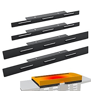 Grisun Wind Guards for Blackstone 28 inch Griddle, Powder Coated Steel Magnetic Wind Shields for Holding Heat, Grill Accessories for Blackstone, Compatiable with Side Shelf, Rear Grease Cup and Hood